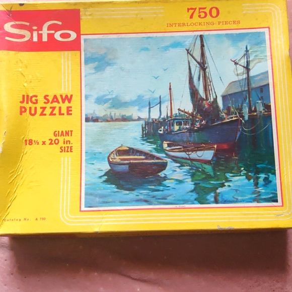 sifo | Games | Vtg Sifo Jig Saw Puzzle Giant 8 12x 2in Size | Poshmark